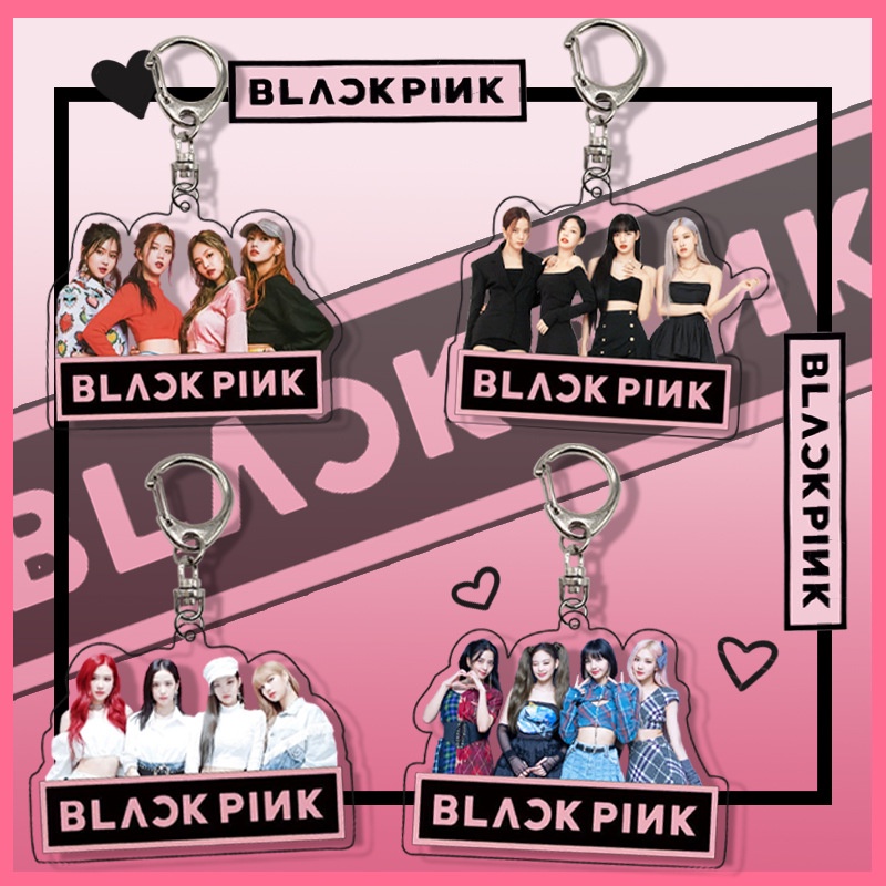 BLACKPINK Acrylic Keychain LISA Kim Ji-Ni Ji-Soo Park Chae-Young ...