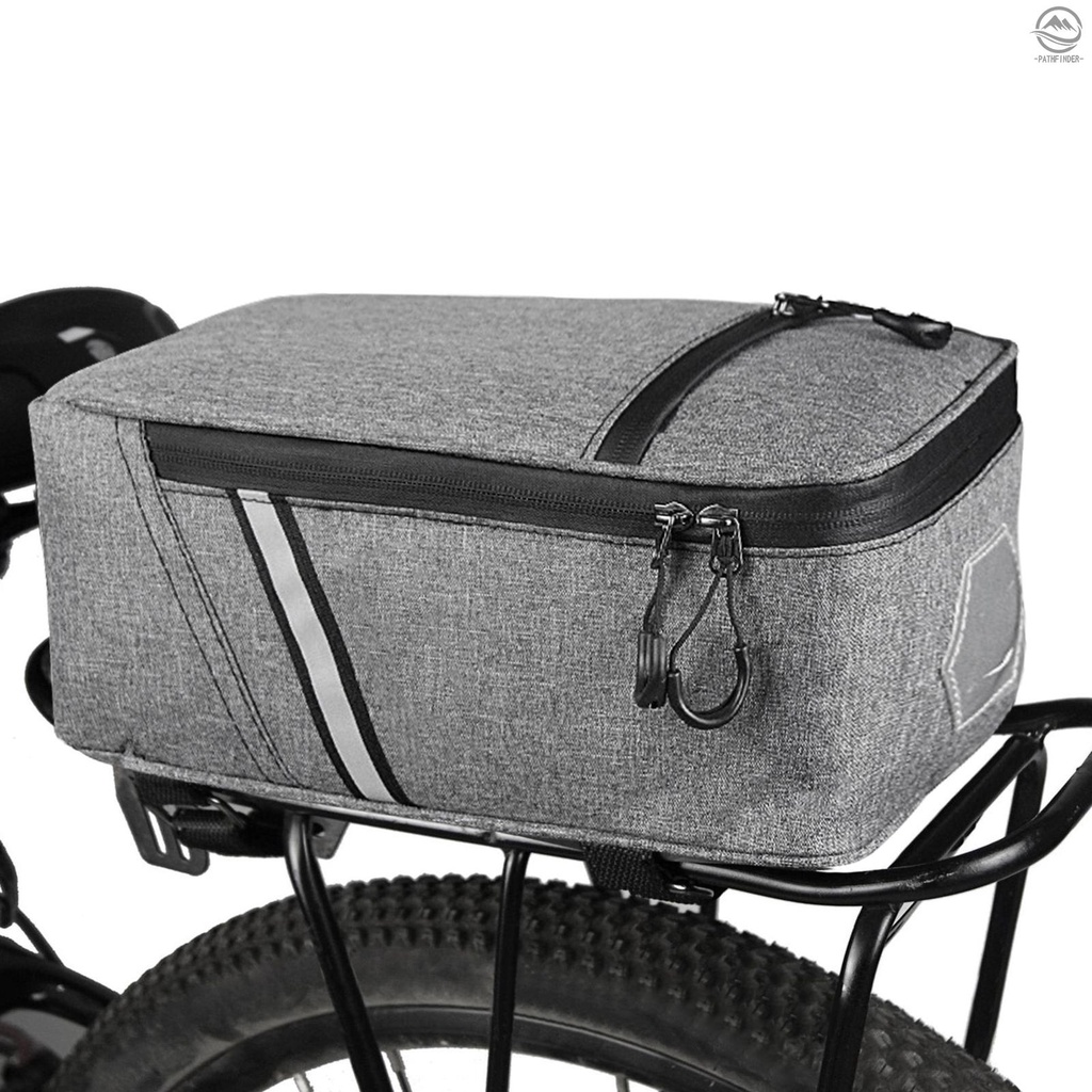 5L Bike Rear Rack Bag Water-resistant Bicycle Trunk Bag Cycling Bike ...