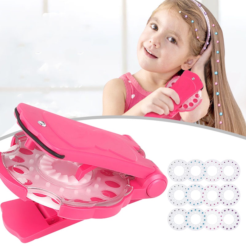 Shining Bling Diamond Hair Sparkle Stapler Machine Set Gems for Decor ...