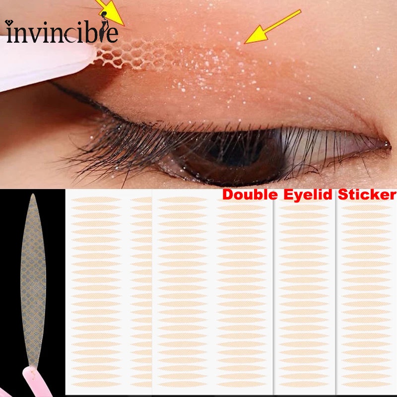 Super-Adhesive Double Eyelid Stickers/ Half Round Featured Tape ...