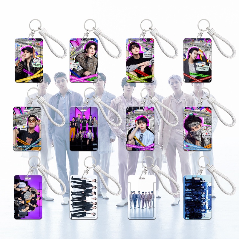 Card Holder KPOP BTS Proof FESTA 9th Bangtan Boys V JUNGKOOK JIMIN JIN SUGA RM JHOPE Work card ...