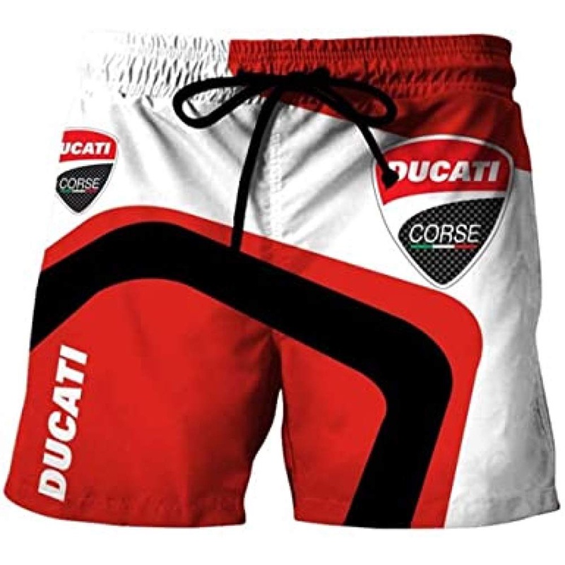 2024 DUCATI 3D Print Motorcycle Racing Men's Sports Board Shorts ...