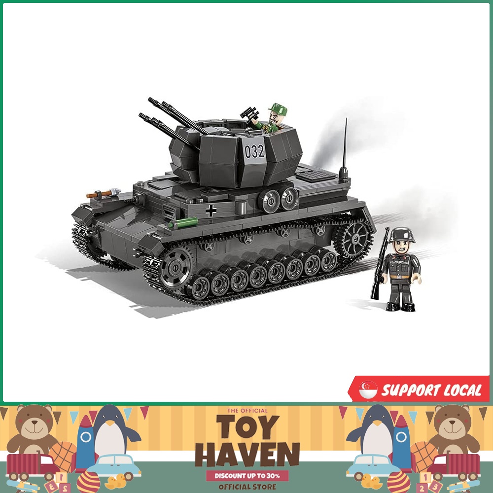 [sgstock] Cobi 2548 World War II Flakpanzer IV Wirbelwind Tank Building ...