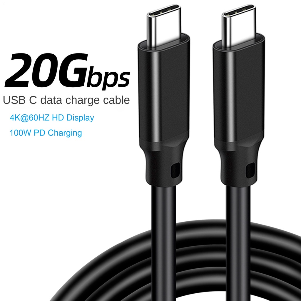 Type-c to Type-c 20Gbps Data Cable 100W 5A C To C Fast Charging Cable ...