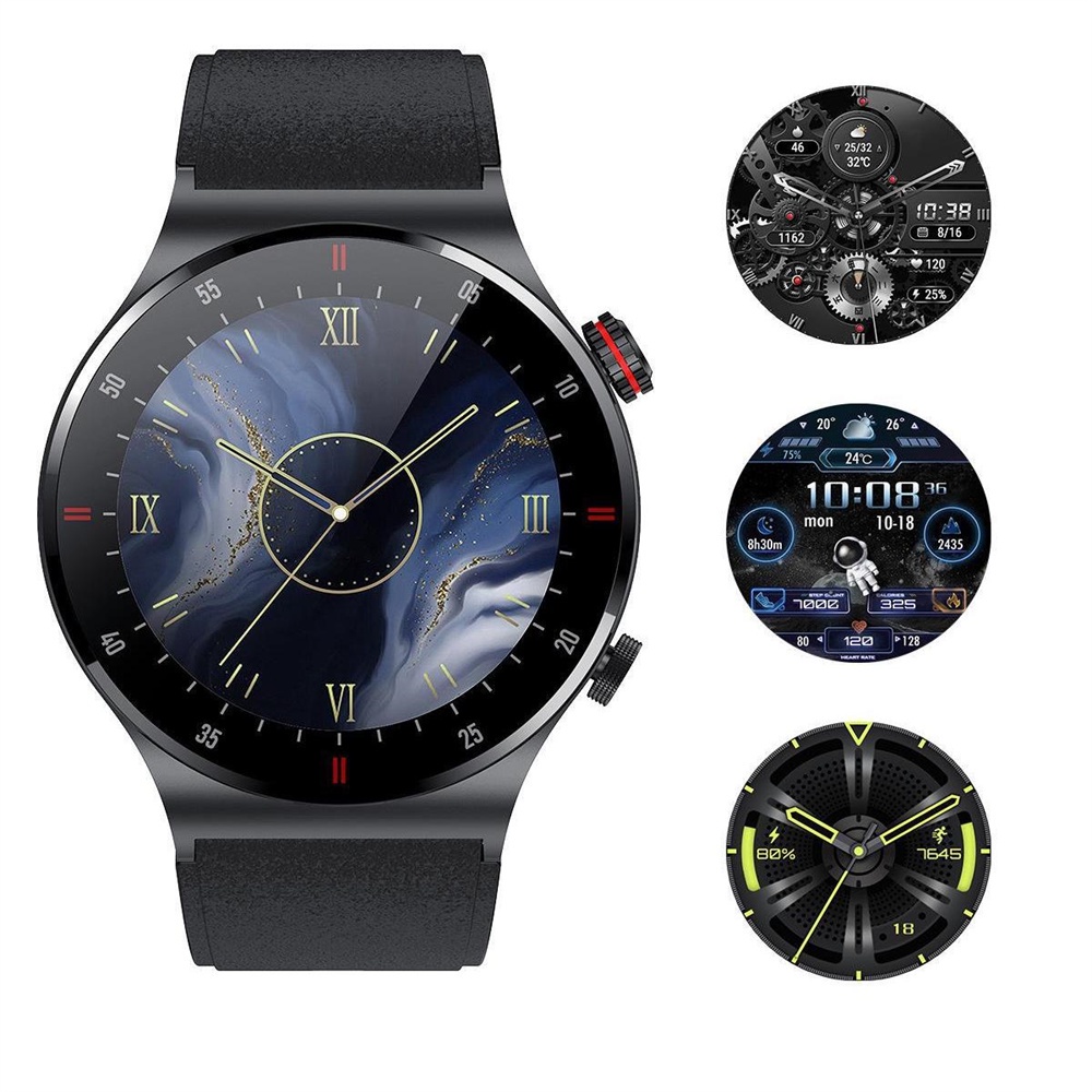 New QW33 Smart Watch ECG+PPG Music Player Bluetooth Step Counting Call ...