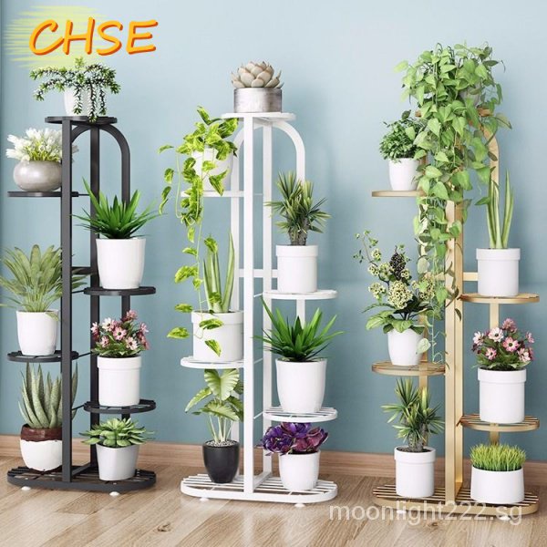 [Rainbow]Flower rack plant rack multi-layer shelf balcony rack flower ...