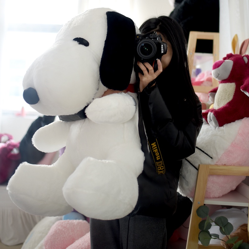 40/60/80cm Soft Cuddly Snoopy Plush Toy Lovely Stuffed Cartoon Anime ...