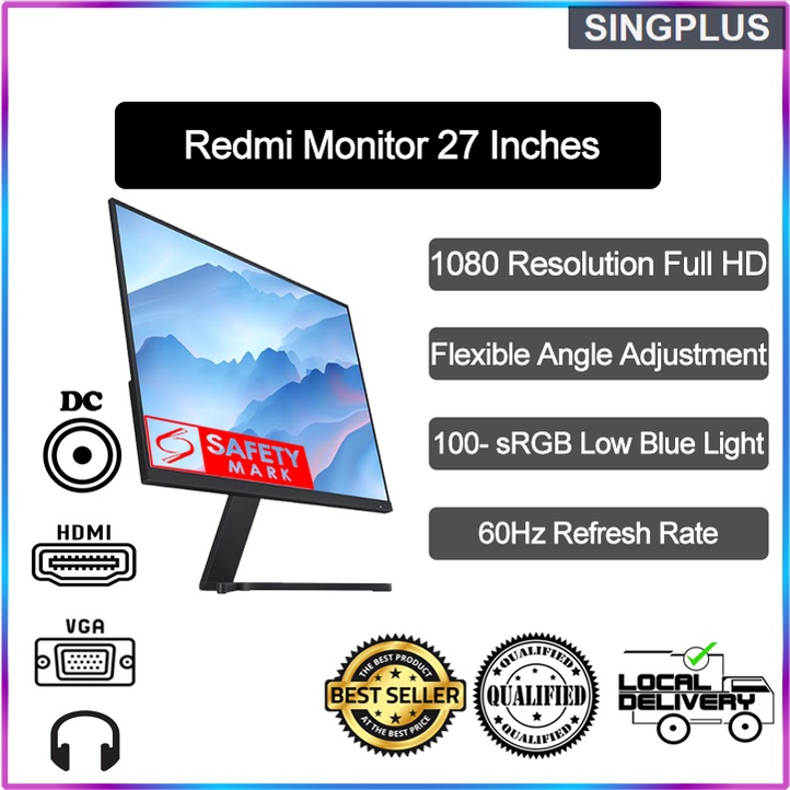 Xiaomi Redmi Monitor 27 inch 60HZ low blue light slim body Local ...