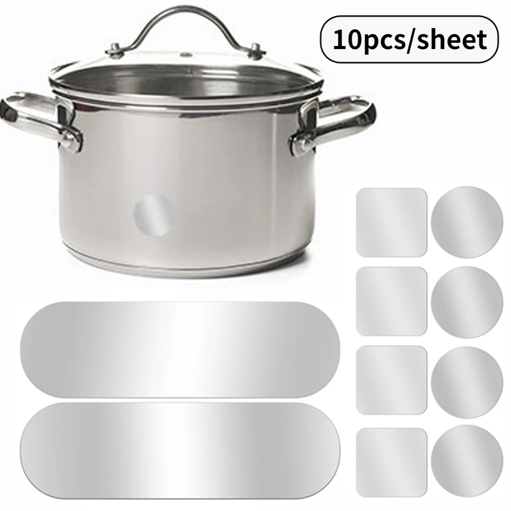 10Pcs/Set Repair Pot Patches Sticker Stop Leak Mend Metal Fix Stainless ...