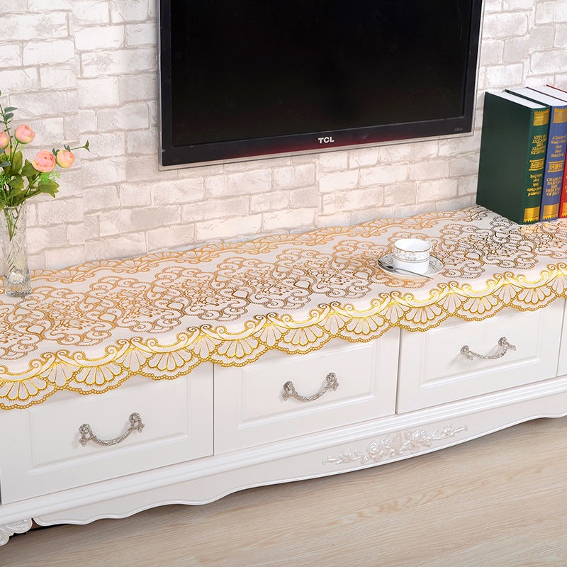 Tv Cabinet Mat Waterproof Customized Oil-Proof Gilding PVC Coffee Table ...