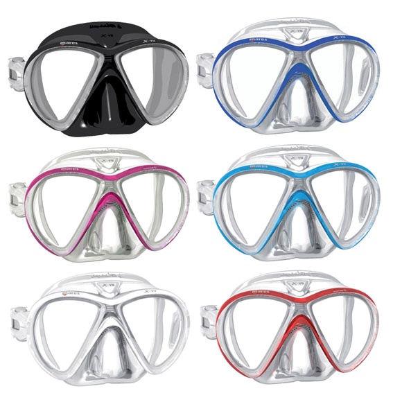 Mares X-VU LiquidSkin Sunrise Diving Mask | Diver Masks, Diving Gear ...