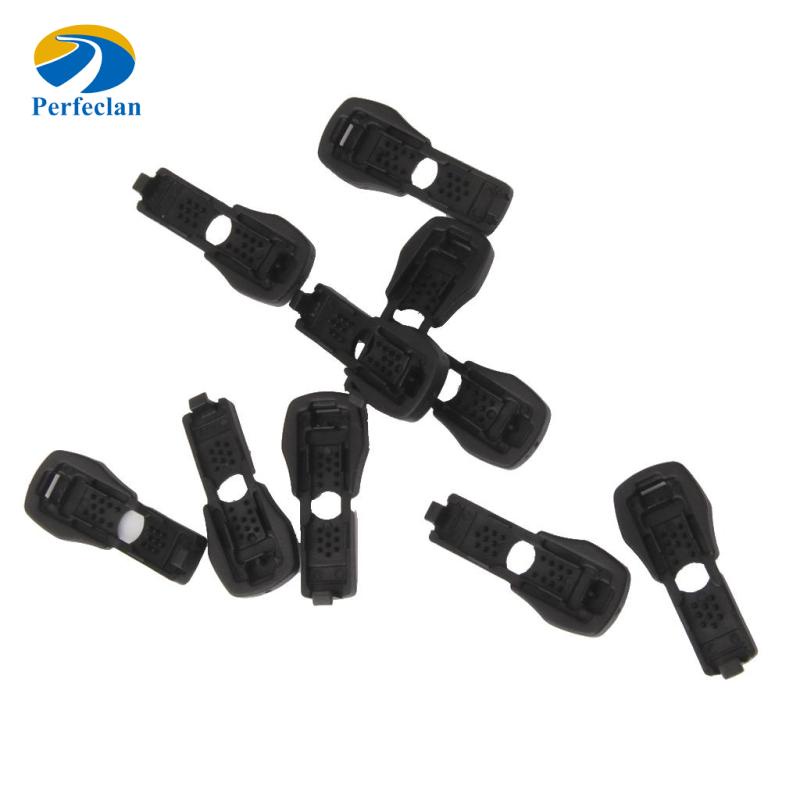Szxflie3 10 Pieces Zipper Pulls Cord Rope Paracord Ends Lock Buckles ...