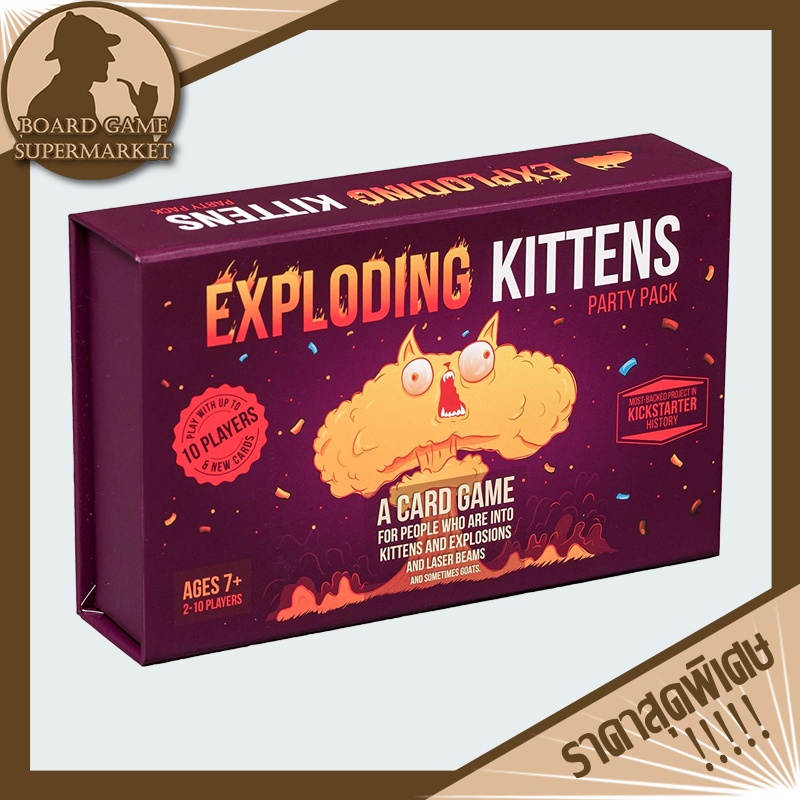 Exploding Kittens Card Game-Party Pack (no music) | Shopee Singapore