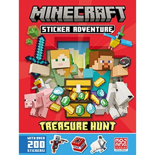 MINECRAFT Sticker Adventure - Treasure Hunt (Mojang Official Book ...