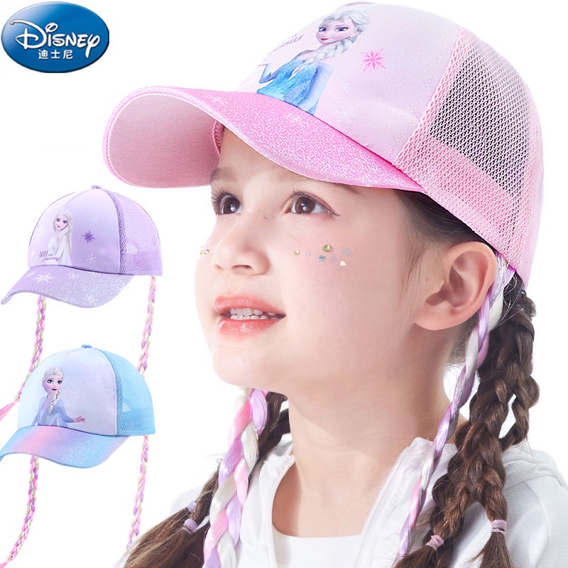 Disney Girls Fashion Summer Caps Children Kids Frozen Hats Elsa Cap ...