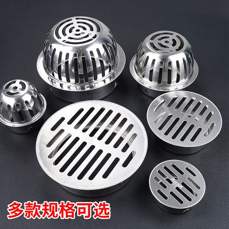 304 stainless steel roof floor drain balcony outdoor sewer pipe ...