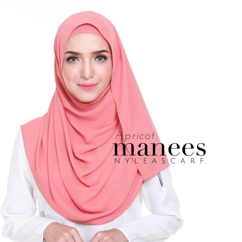 Manees Instant Shawl (Apricot) | Shopee Singapore