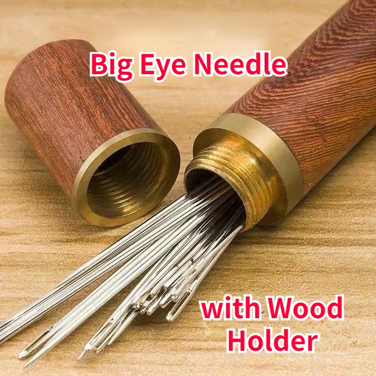 24PCS Set Large Eye Needles Hand Sewing Needles Elderly Needles ...