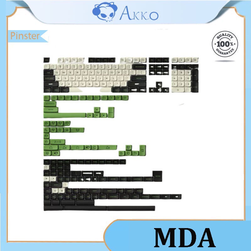 AKKO MDA Profile Keycap Set Olivia Panda Mechanical Keyboard Keycap ...
