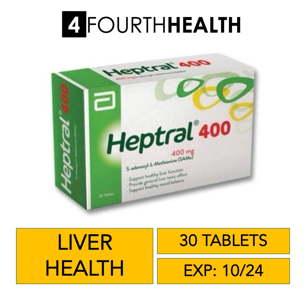 Abbott Heptral 400mg (Exp Oct 2024) - support healthy liver function ...