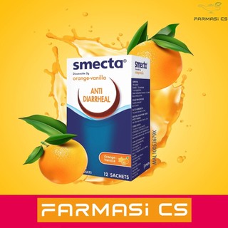 Smecta Anti-Diarrheal Powder Diosmectite Orange Vanilla 3g x 12 sachets ...