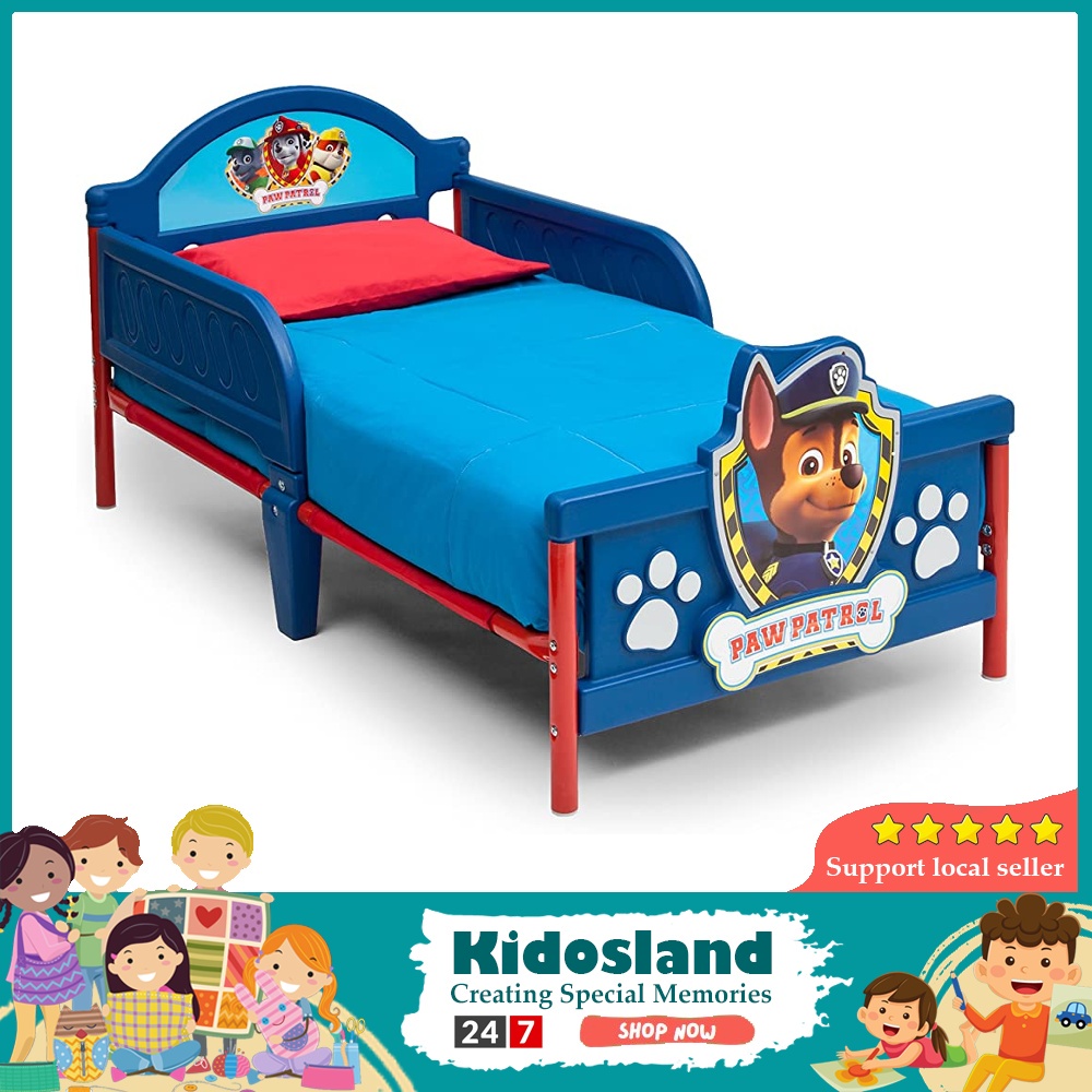 [sgseller] Delta Children 3D-Footboard Toddler Bed, Nick Jr. PAW Patrol ...