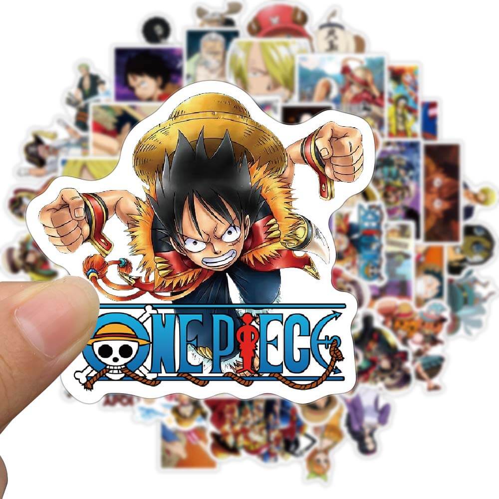 [Large stickers]50pcs One Piece Luffy Stickers Anime Stickers for ...