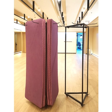 YOGA PAD HANGER Yoga mat storage shelf wall placement rack sports gym ...