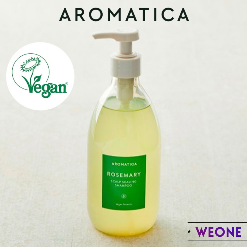 AROMATICA Rosemary Scalp Scaling Shampoo 500ml - Pump Type | Shopee ...