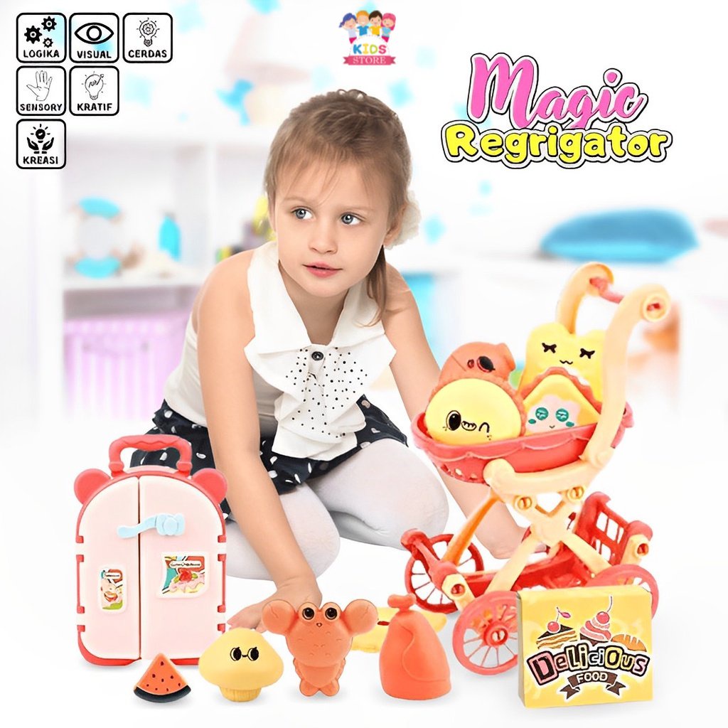 Cooking Refrigerator Mini Refrigerator Toy Set | Girls Toys Cooking ...