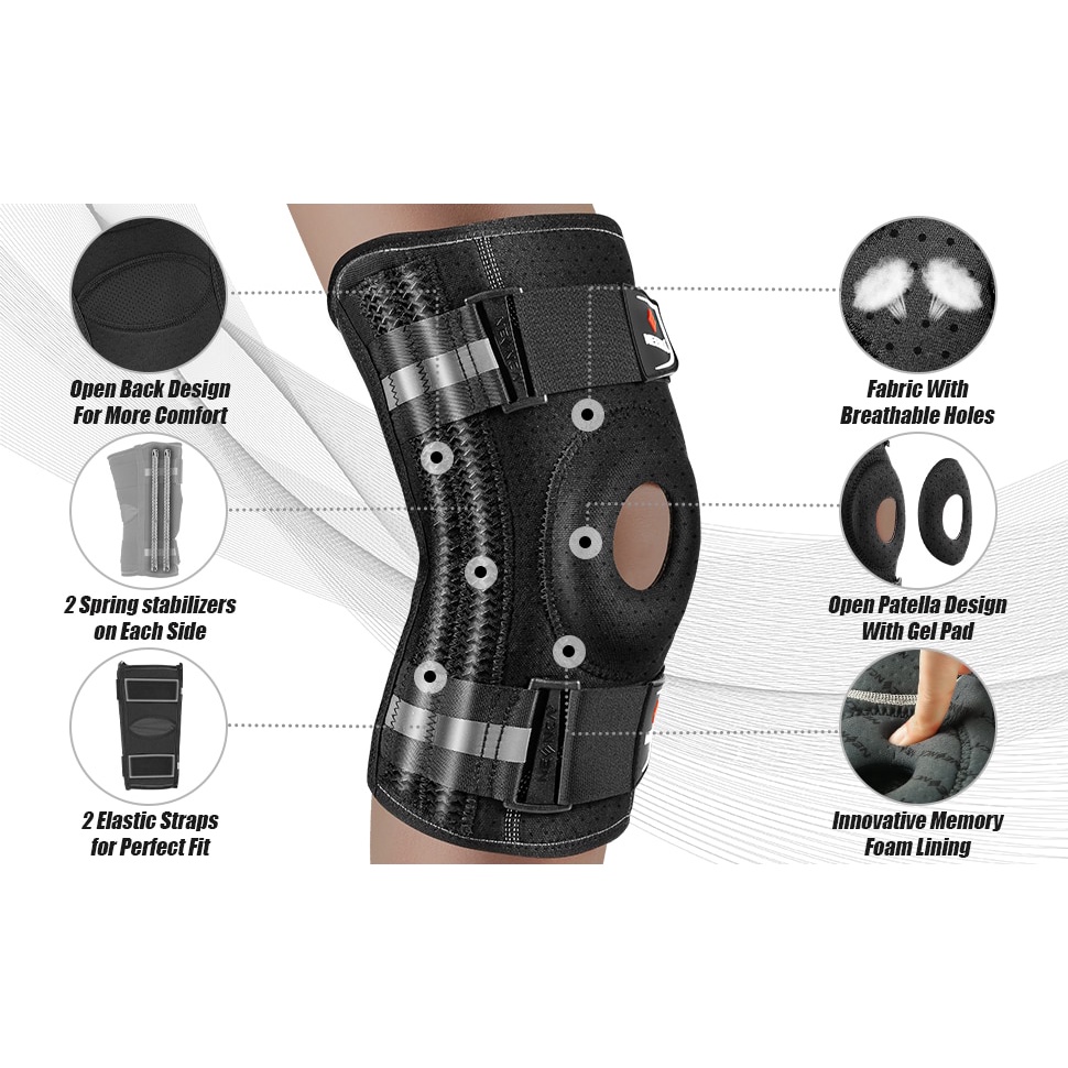 NEENCA Knee Brace for Knee Pain with Patella Gel Pad amp Side ...