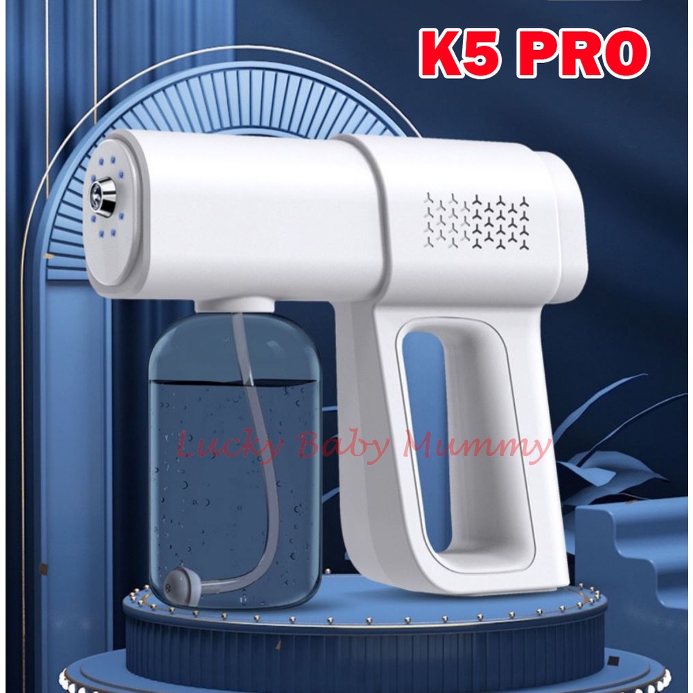 K6X Rechargable Sanitizer Spray Disinfection Machine Nano Atomizer Blue Ray Disinfectant Spray ...