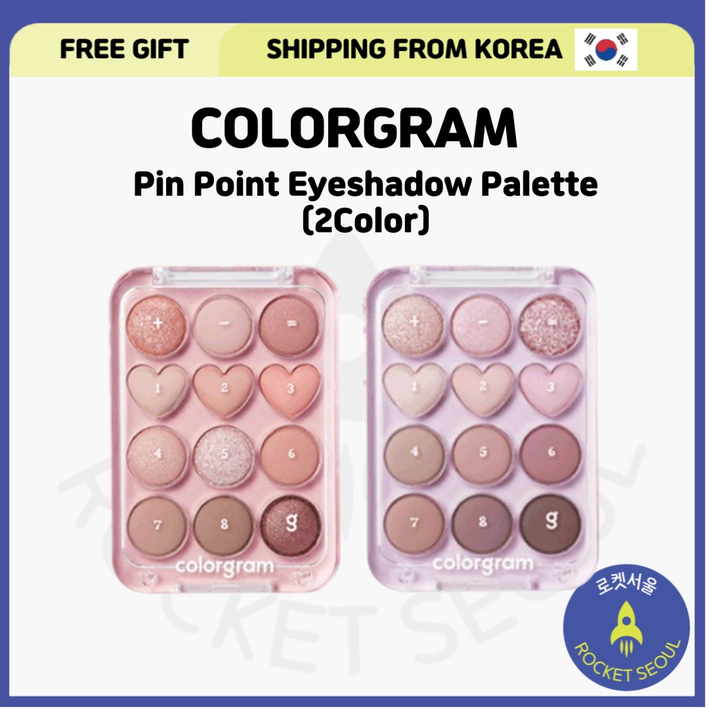 [COLORGRAM] Pin Point Eyeshadow Palette(2color) | Shopee Singapore