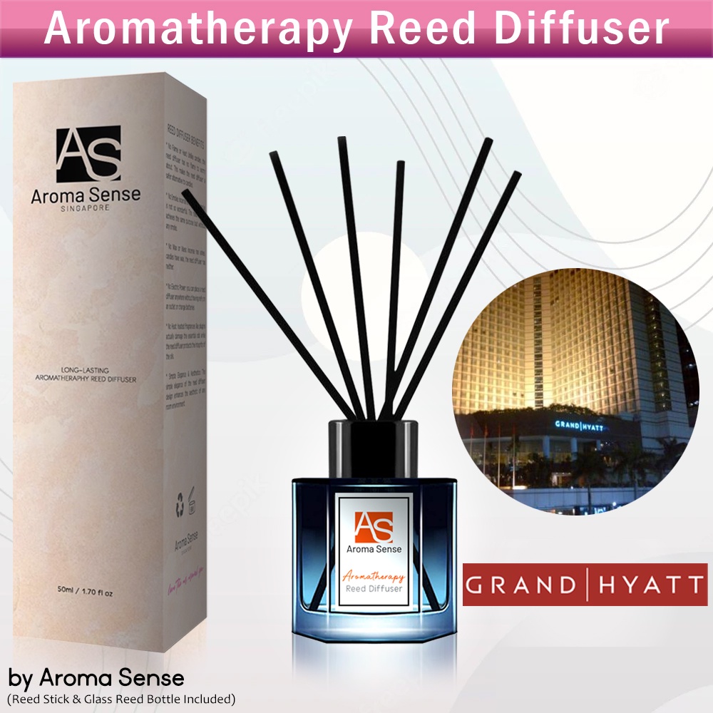 Aroma Sense Grand Hyatt Hotel Aromatherapy Reed Diffuser (50ml), use ...