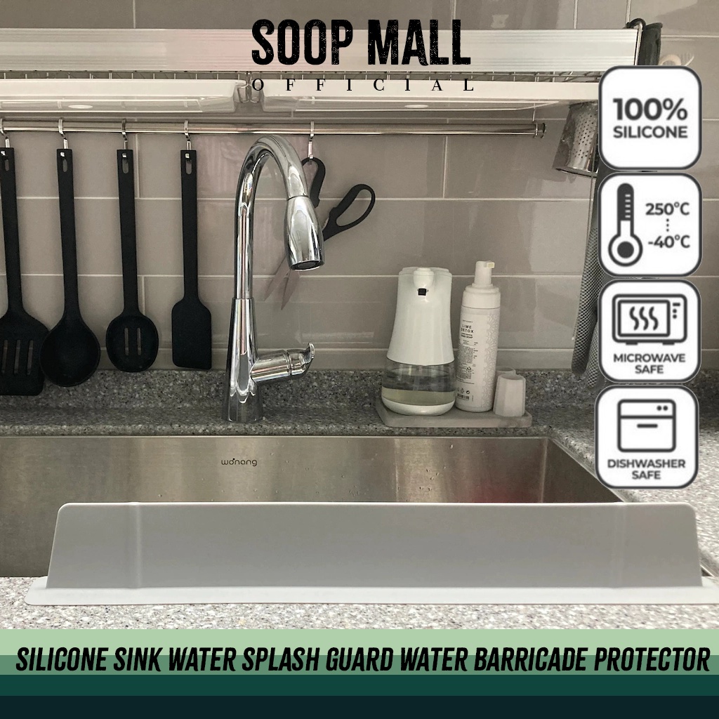 [Tablism] *Ready Stock* Silicone Sink Water Splash Guard Water ...