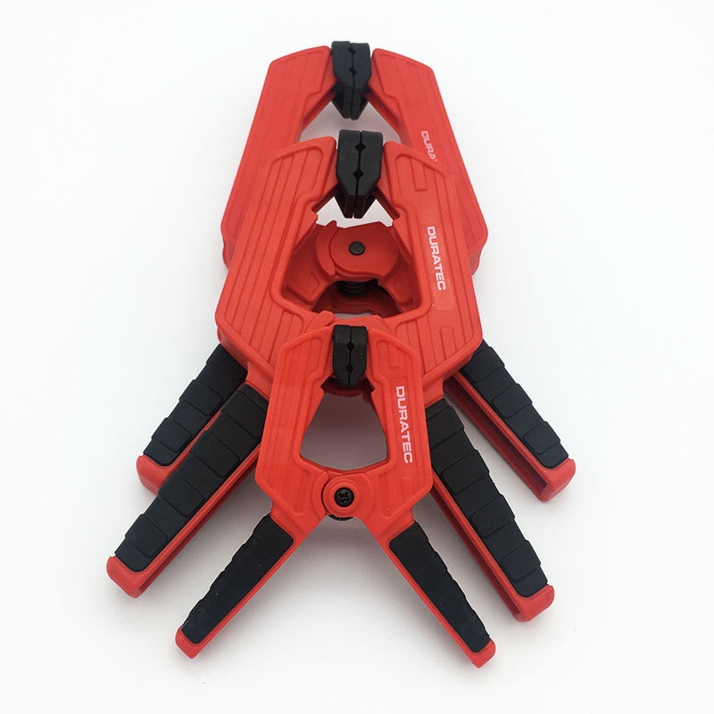 Heavy duty woodworking plastic spring clamp strong A type extra large ...