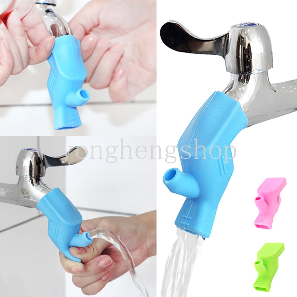 Adjustable Silicone Faucet Extender Water Tap Extension Washing Nozzle ...