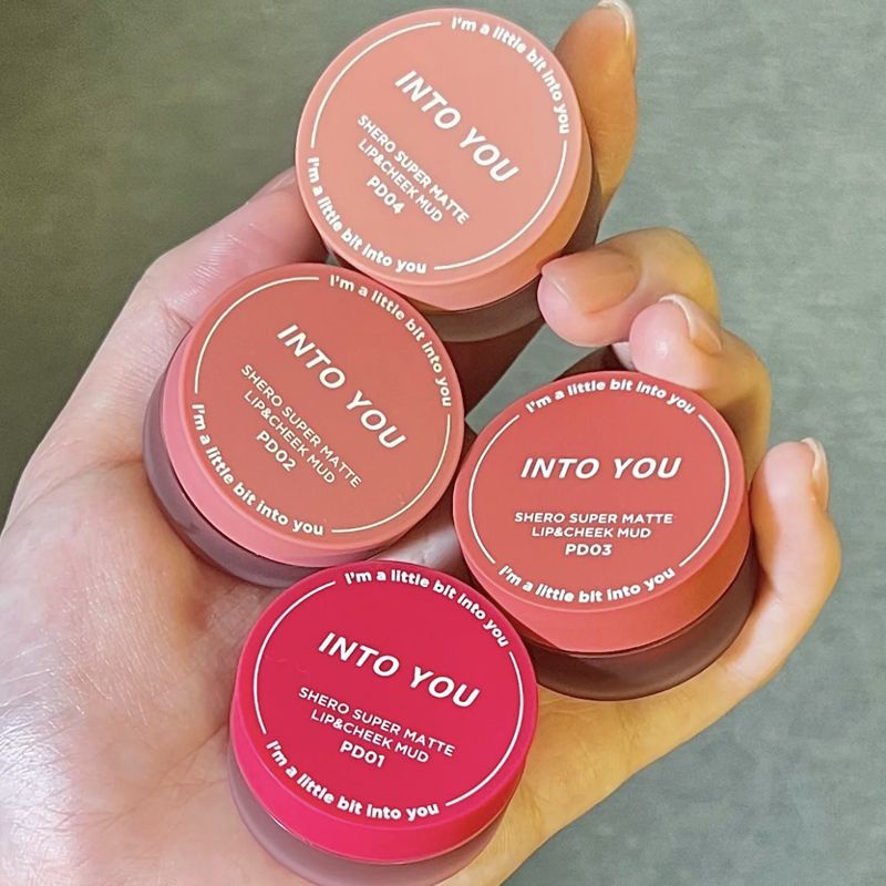 INTO YOU Heroine Mist Lip Clay Heart Mu And Canned Cheek Dual-Use Matte ...