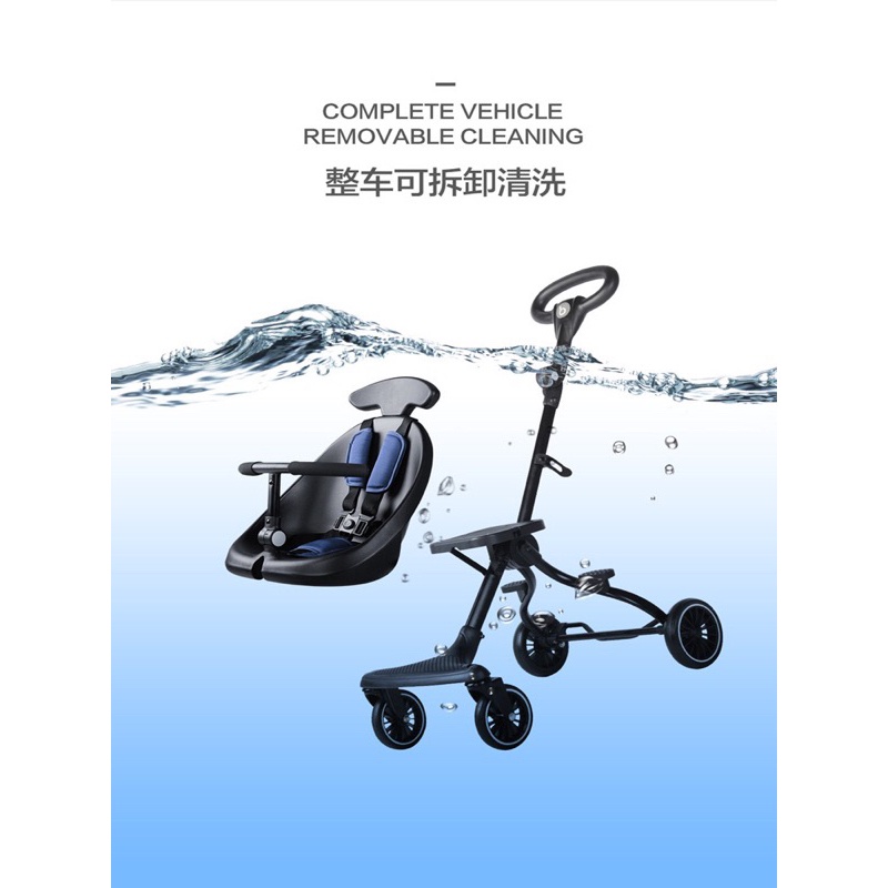 Foldable Carrier Travel Kids Children Pram Push Cart Trolley Foldable ...