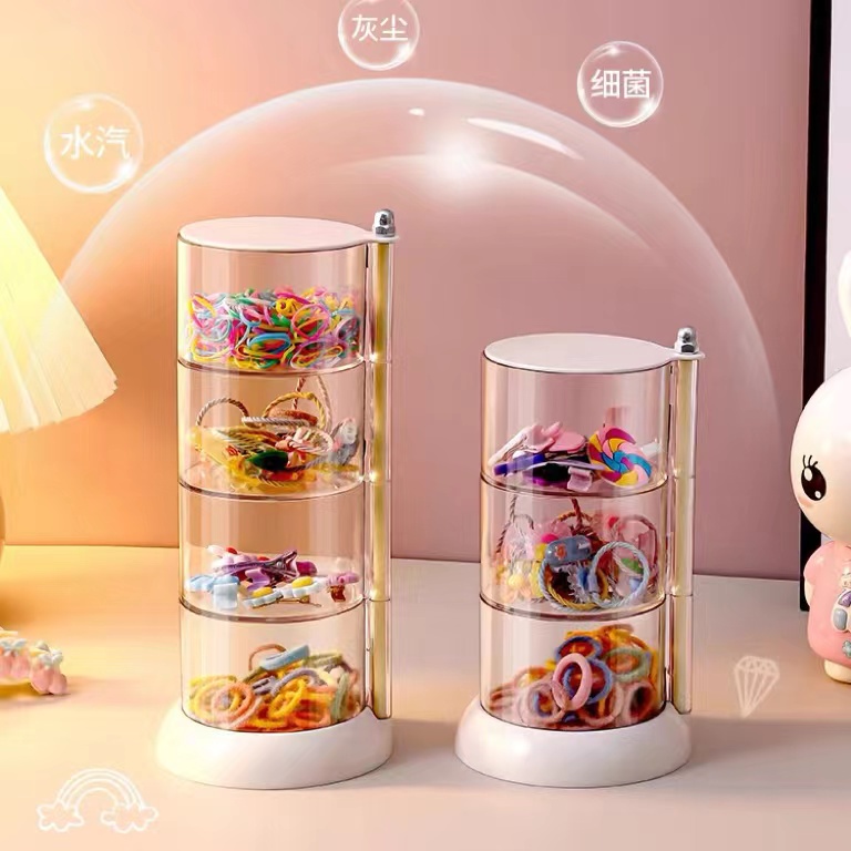 Large Capacity Children Hair Clip Box Girls Children Hair Accessories ...