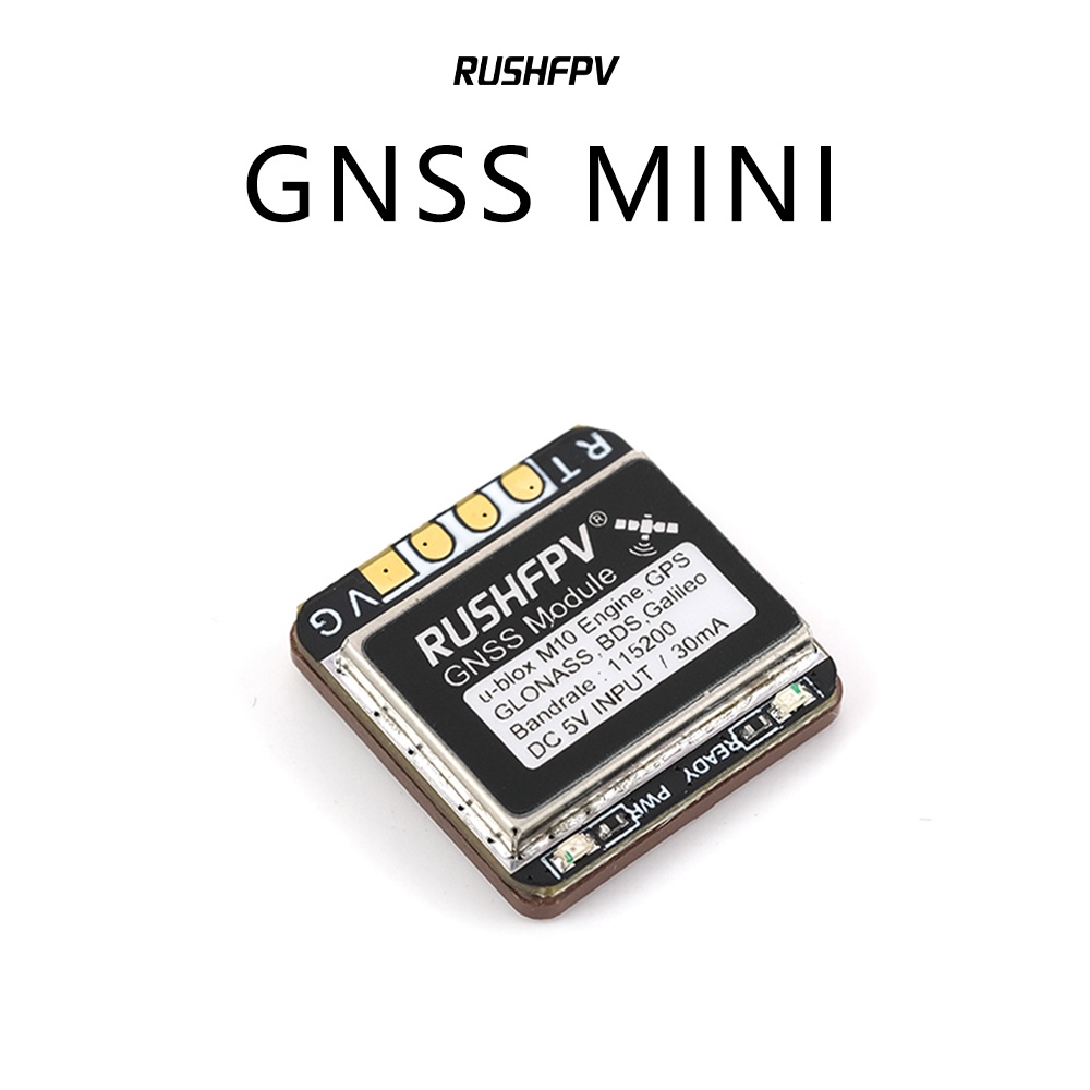 RUSHFPV GNSS MINI M10 UBX NMEA Dual Protocol GPS Module Built-in ...