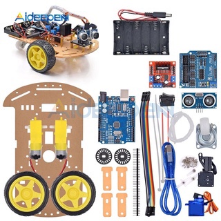 New Avoidance Tracking Motor Smart Robot Car Chassis Kit Speed Encoder ...