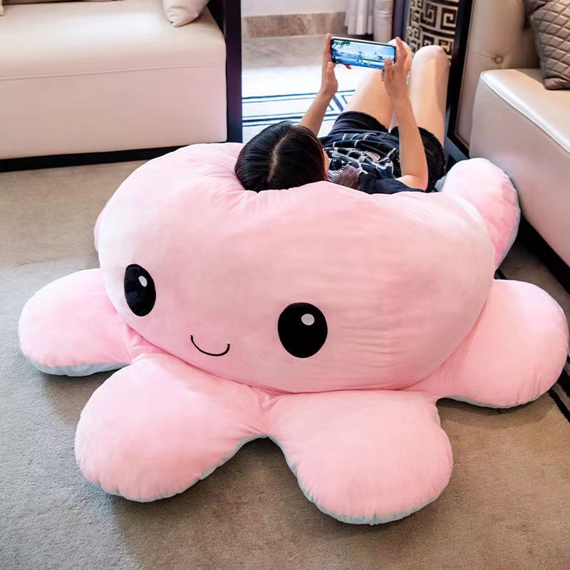Ready Pillow 90/130/160CM Flip Octopus Doll Plush Toy Ragdoll Christmas ...