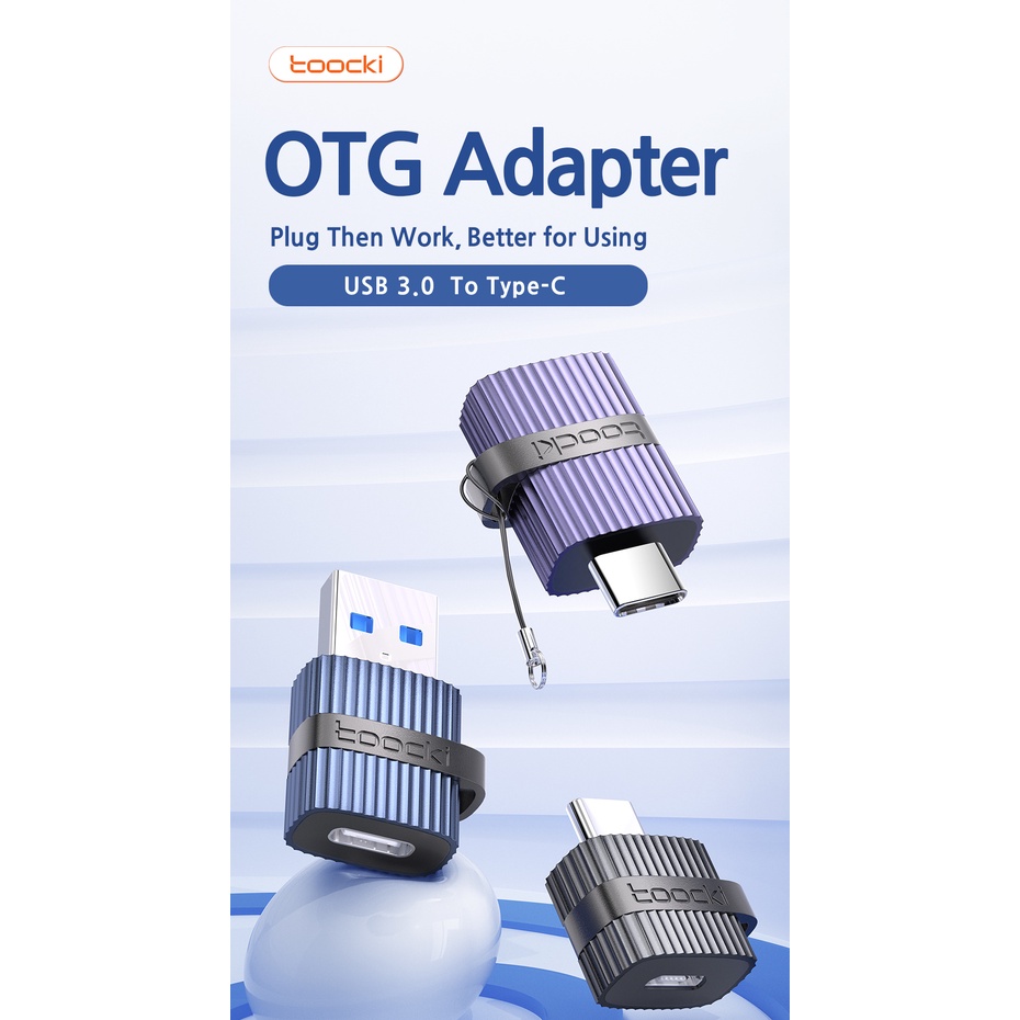 Toocki USB 3.0 Type-C OTG Adapter Micro To Type C Converter Type C To ...
