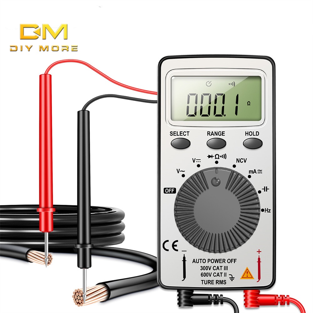 DIYMORE ANENG digital display multimeter ultra-thin mini voltage ...