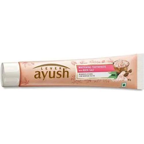 Lever Ayush Whitening Rock Natural Ayurvedic Salt Toothpaste 80g ...