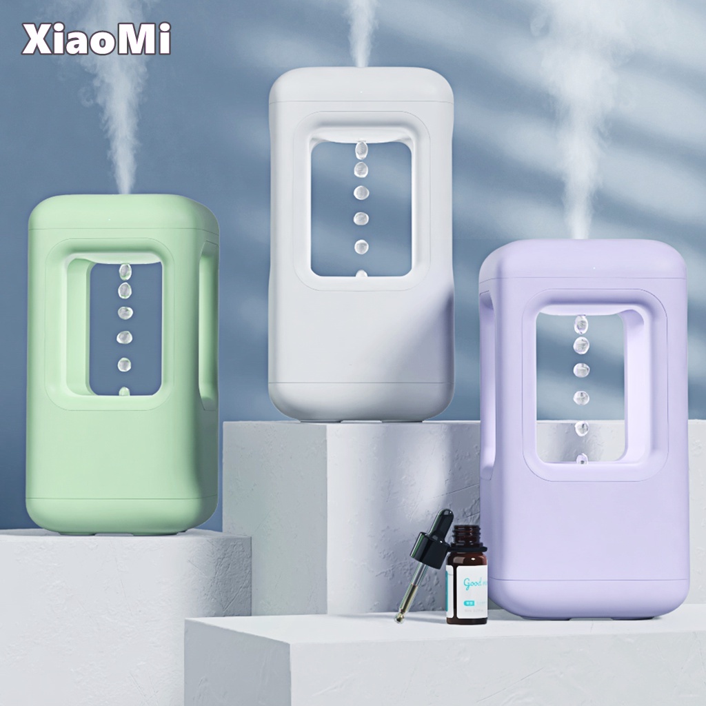 Xiaomi Youpin 500ML Anti Gravity Water Drop Humidifier With LED Night ...
