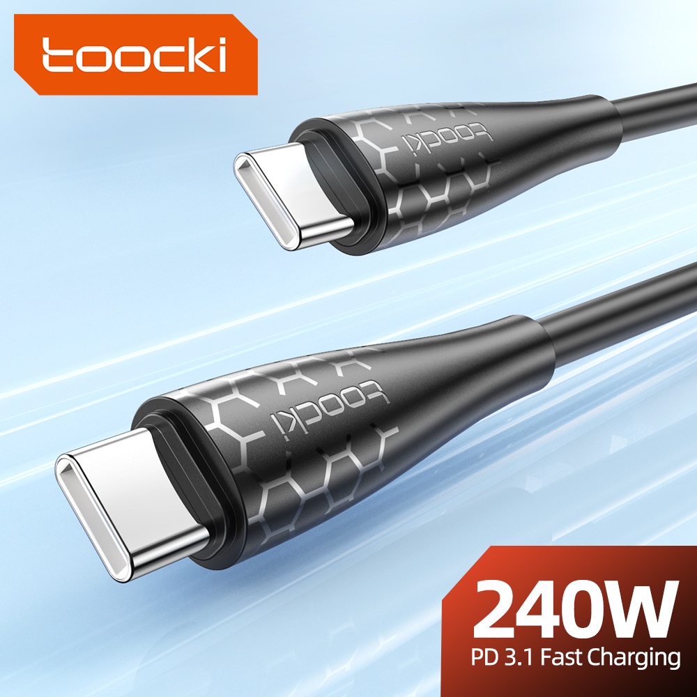 Toocki 240W Type C To Type C Charging Cable PD3.1 QC4.0 100W 60W USB C ...