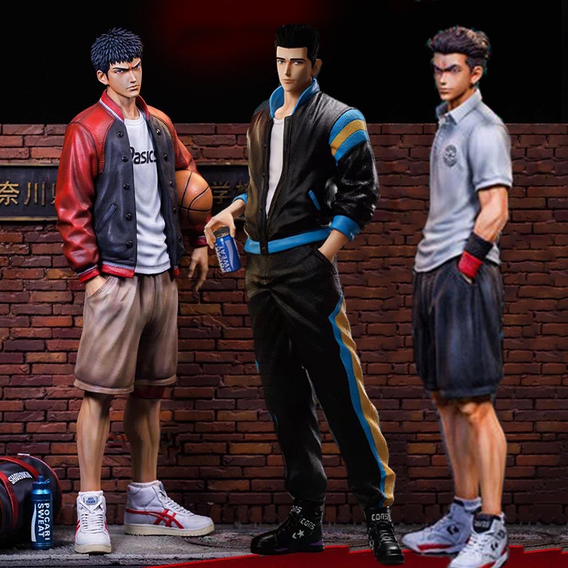 30cm Anime Hanamichi Sakuragi Figure SLAM DUNK Akira Sendoh PVC Action ...
