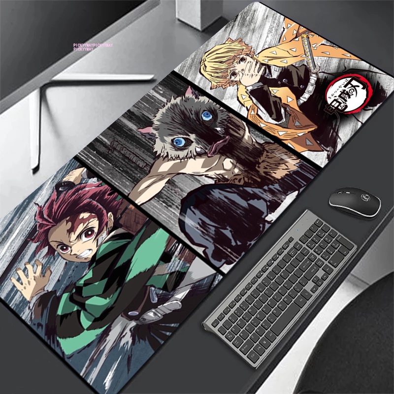 Demon Slayer Mouse Pad Gamer Mousepads Big Anime Gaming Mousepad XXL ...